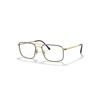 Ray-Ban Rb6434 Optics Gold Fassung Klar Glas Polarisiert 53-18