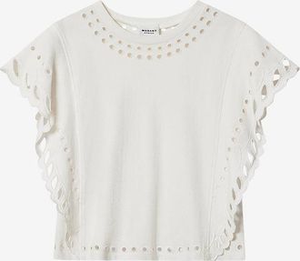 Isabel Marant Tee Shirt Odyle - Femme - &Eacute;cru - Taille XS - Marant &Eacute;toile