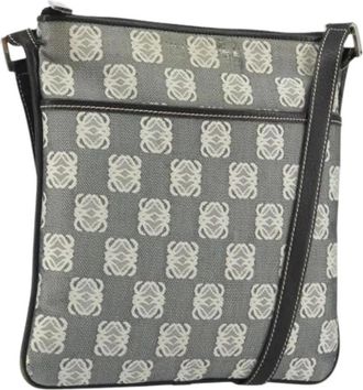 Loewe Sac bandouli&egrave;re Pre-owned en toile - Femme - Pre-owned - Gris - Taille: ONE Size