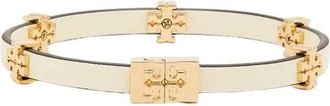 Tory Burch Femme, Accessoires, Blanc, Taille: M/L Eleanor Bio Bracelet