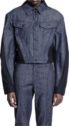 MUGLER Damen, Jacken, Blau, XSGröße