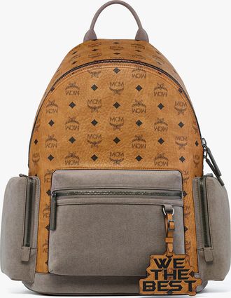 MCM x We The Best Stark Rucksack in Visetos