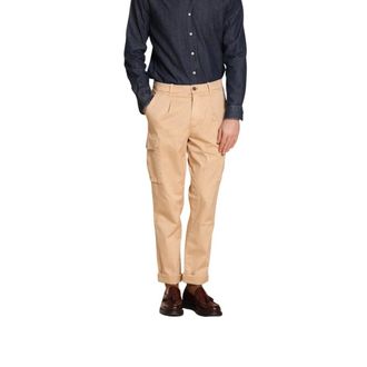 Mason's Homme, Pantalons, Beige, Taille: 3XL Pantalon Cargo Sartorial en Biscuit
