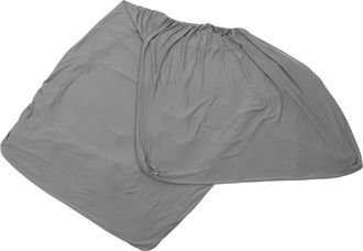 NUOBESTY Dehnbarer, Rutschfester Sofabezug ohne Armlehnen f&uuml;r Chaiselongue und Schlafsofa - Grauer Lounge-&Uuml;berzug zum Schutz von M&ouml;beln