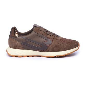 Baldinini Brauner Wildleder- und Leder-Sneaker - - Shoes - Herren - Braun - 41 EU
