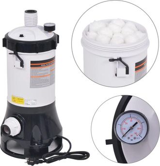 vidaXL Poolfilterpumpe 185 w 4,4 m&sup3;/h - Vidaxl