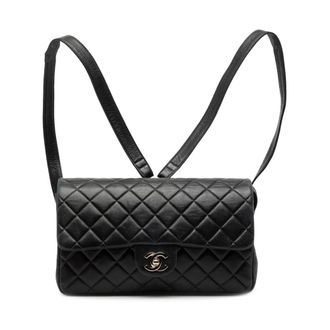 Chanel Pre-owned Gesteppter Leder Rucksack - - Pre-owned - Damen - Schwarzk - ONE SIZE