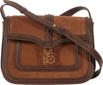 Maria de la Orden Sac Noah Velours Côtelé et Cuir Maria de la Orden