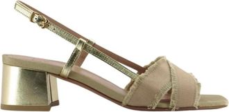 Roberto Festa Milano Femme, Chaussures, Jaune, Taille: 37 EU Sandale &agrave; talon haut Novella