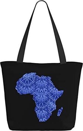 AOOEDM Sac shopping femme carte africaine 33 x 27,9 x 17,8 cm. Le cadeau parfait pour la Saint-Valentin. Cest de la Saint-Valentin pour maman, fille, &eacute;pouse,