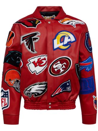 Jeff Hamilton x NFL veste Collage - Rouge