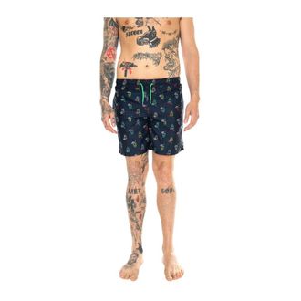 Happy Socks Lemonade Badeshorts - - Swimwear - Herren - Blau - M
