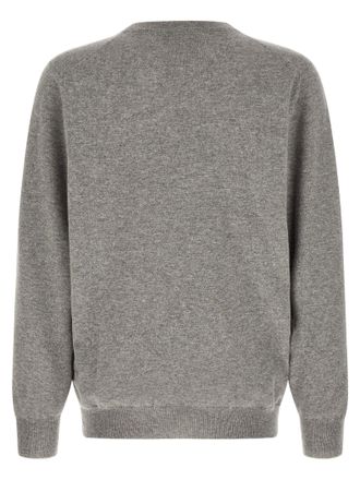 Brunello Cucinelli Pure Cashmere Crewneck Sweater - Gray