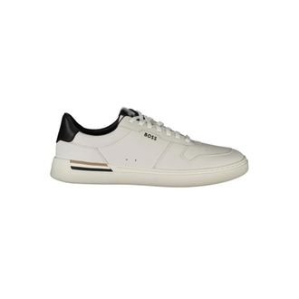 HUGO BOSS Homme, Chaussures, Blanc, Taille: 39 EU Baskets en Polyester Blanc
