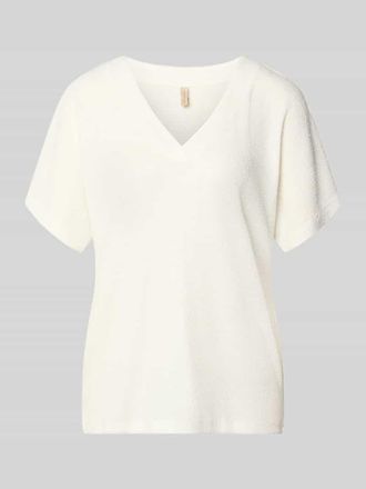 Soyaconcept Strickshirt mit V-Ausschnitt Modell Delia