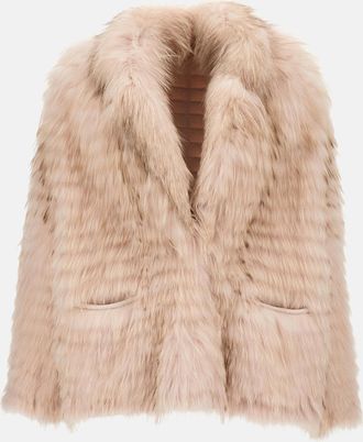 Simonetta Ravizza Wendejacke Aus Fuchsstrickware