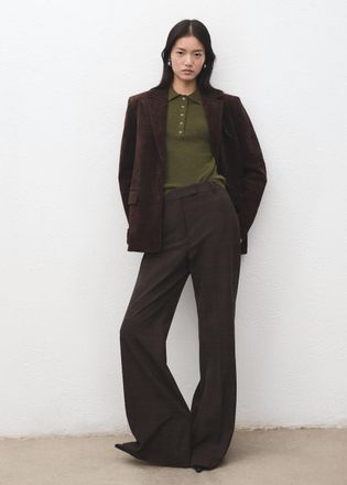 Mango Langarm-Polo-Jersey khaki - Damen - XS - MANGO