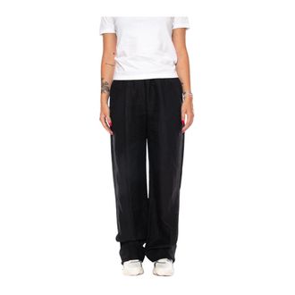 Tommy Hilfiger Summer Lyocell Loose Str Pant - - Trousers - Damen - Schwarzk - 2XS