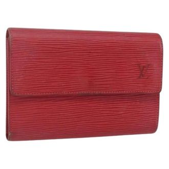 Louis Vuitton Pre-owned Leder Portemonnaie - - Pre-owned - Damen - Rot - ONE SIZE