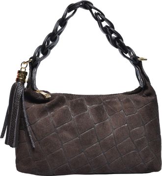 Roberta M Zweifarbig Rindsledertasche