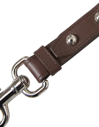 Dolce & Gabbana Leather Key Case - Brown