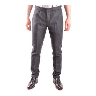 Dondup Graue Business-Anzughose mit Marmormuster - - Trousers - Herren - Grau - W29