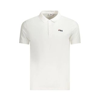 Fila Wei&szlig;es Baumwoll Herren Polo Shirt - - Tops - Herren - Wei&szlig; - S