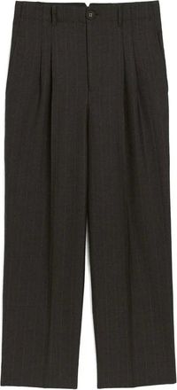 Ami Homme, Pantalons, Gris, Taille: W42 Pantalon coupe carotte taille haute