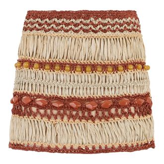 Alberta Ferretti Kurze gewebte Arbeitssch&uuml;rze - - Skirts - Damen - Mehrfarbig - L
