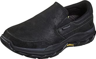 Skechers 204480 BBK, Basket Homme, Cuir Noir Synth&eacute;tique, 47.5 EU