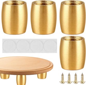 Generic Holzm&ouml;belbeine,Sofa Beine Ersatz - Rutschfester Moderner Schutz F&uuml;r Hartholzb&ouml;den Beim Bewegen Von Tisch Bett Schreibtisch Und Schrank