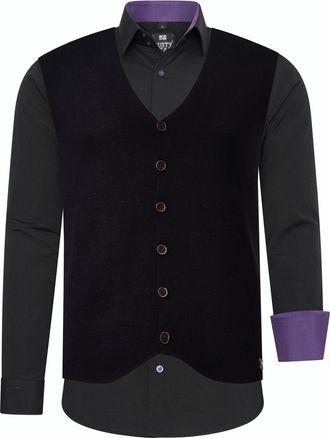 Rusty Neal Hemd mit Weste 2-teilig