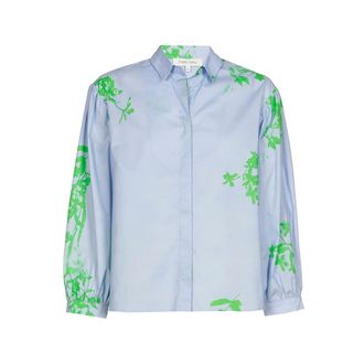 Marie M&eacute;ro Damen, Blusen & Hemden, Blau, XLGr&ouml;&szlig;e