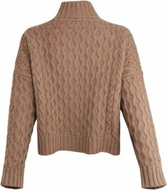 Max Mara Pull &agrave; col roul&eacute; en maille torsad&eacute;e - Homme - Pulls - Beige - Taille: L