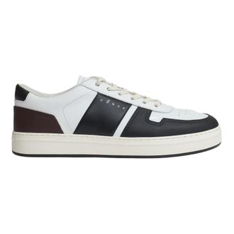 Hogan Blaue Wildleder-Sneakers mit Leder-Eins&auml;tzen - - Shoes - Herren - Blau - 39 1/2 EU