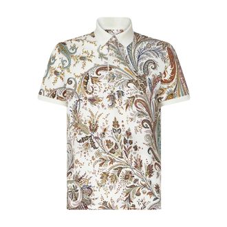 Etro Polo-Shirt mit Paisley-Print - - Tops - Herren - Mehrfarbig - M