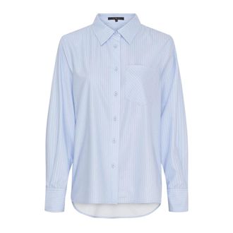 BTF-CPH Btfcph, Femme, Blouses et Chemises, Bleu, Taille: 42 FR Chemise en bambou