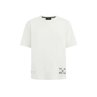 Belstaff Centenary Applique Label Tee - - Tops - Herren - Wei&szlig; - S