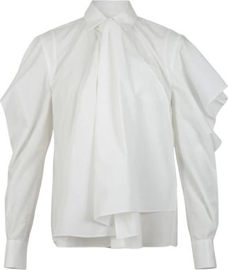 sacai Femme, Blouses et Chemises, Blanc, Taille: 40 FR Camicia