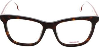 Carrera Femme, Accessoires, Brun, Taille: ONE Size Montures de Lunettes OEil-de-Chat en Ac&eacute;tate