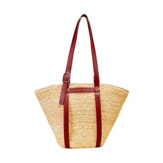 Liviana Conti Veganer Ledertasche mit Magnetverschluss - - Bags - Damen - Beige - ONE SIZE