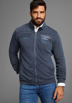 Man's World Sweatjacke mit Print und Stickerei