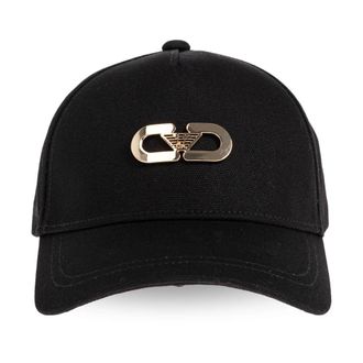 Emporio Armani Femme, Accessoires, Noir, Taille: ONE Size Casquette avec Visi&egrave;re