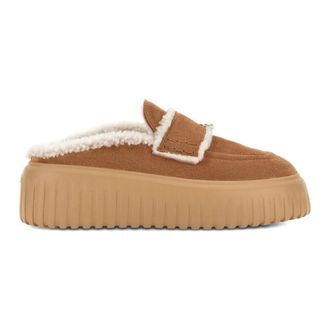 Hogan Slip-On aus Leder - - Shoes - Damen - Braun - 40 EU