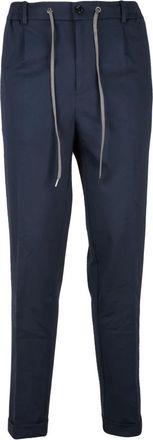Liu Jo Homme, Pantalons, Bleu, Taille: 3XL Slim-fit Pantalons