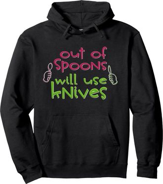 So Cool Designs Aus den L&ouml;ffeln heraus Werden Messer verwendet Lustiges Pullover Hoodie