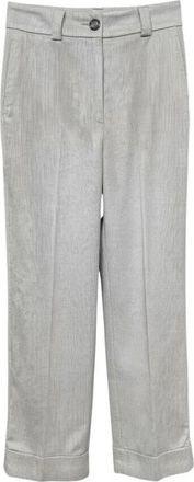PESERICO Femme, Pantalons, Beige, Taille: 40 FR Cropped Pantalons