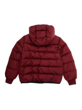 Gucci Boys Bordeaux Down Jacket With Fixed Hood Polyamide Padded