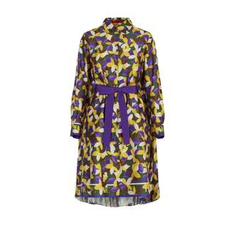Carolina Herrera Jasmine Print Hemdblusenkleid aus Twill - - Dresses - Damen - Mehrfarbig - S