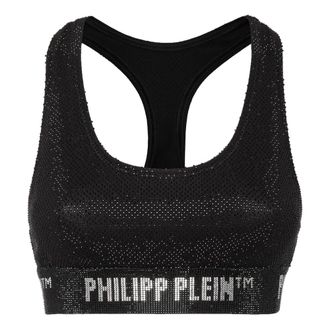 Philipp Plein Femme, Sous-v&ecirc;tements, Noir, Taille: 38 FR Bra Stones